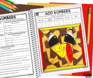 Use Color by Number Pages to Impress Your Upper Grade Math Students ...