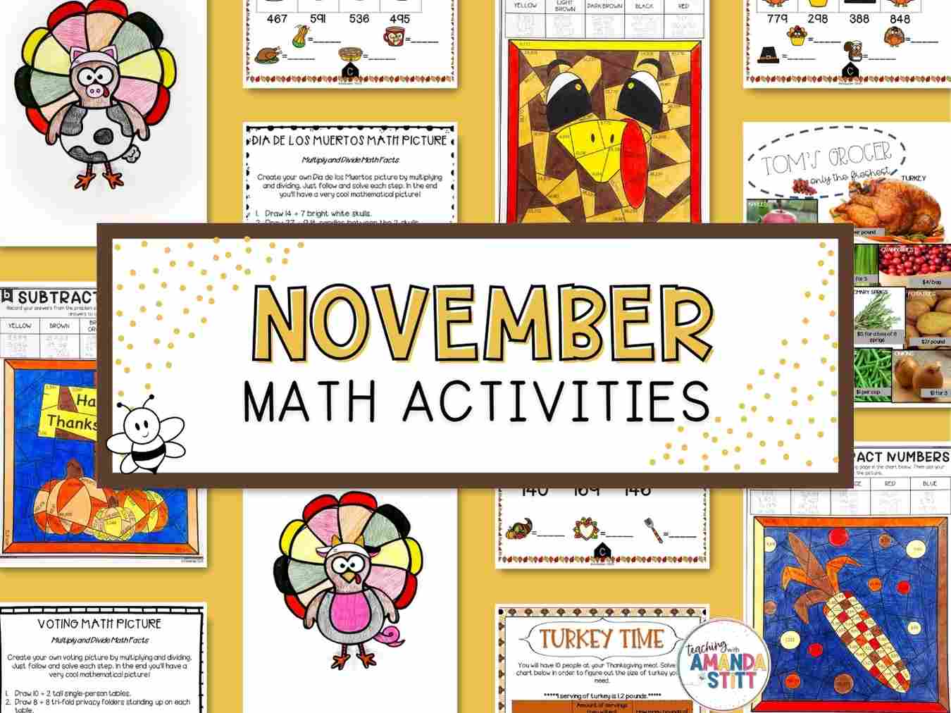 6 Trusted Math and Thanksgiving Activities Your Students Will Devour ...