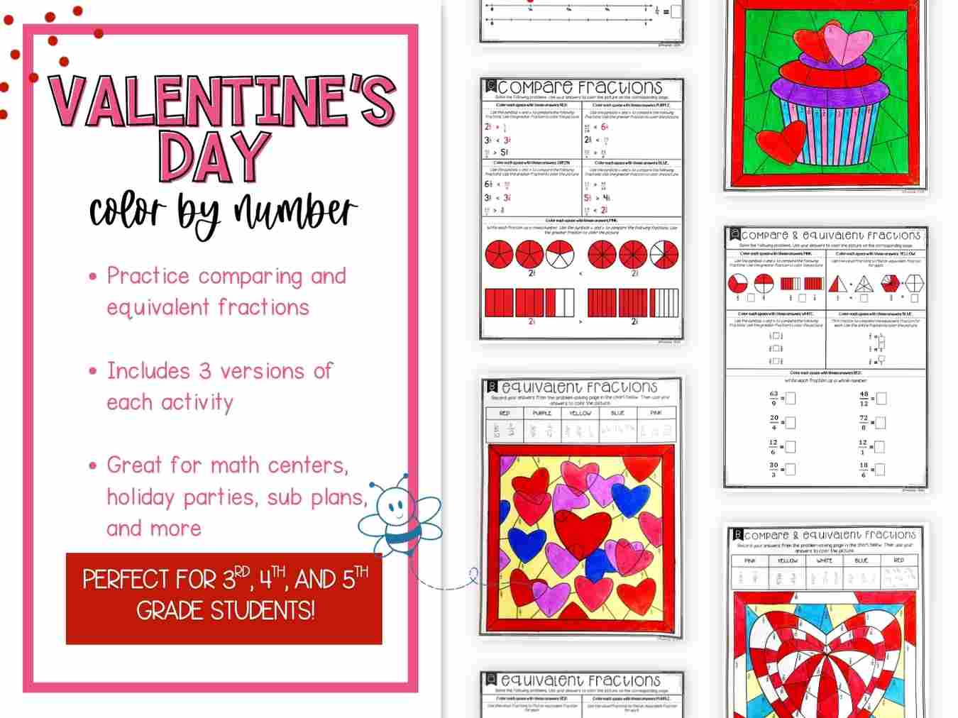 My Favorite 6 February Activities for Teaching Math in Upper Elementary ...