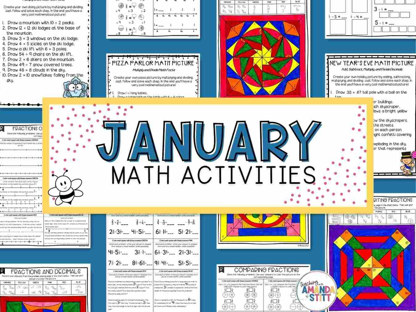 7 Winter Math Pages that Will Warm Up January Engagement - Teaching ...